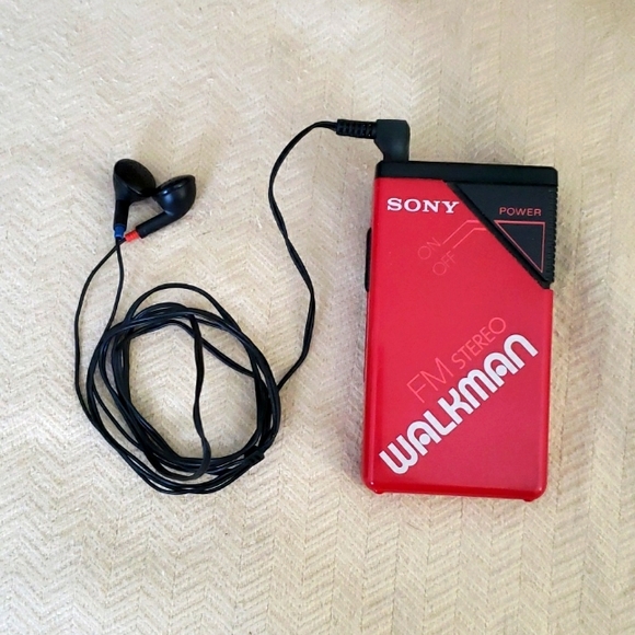 Sony | Portable Audio & Video | Sony Walkman Red Fm Stereo | Poshmark